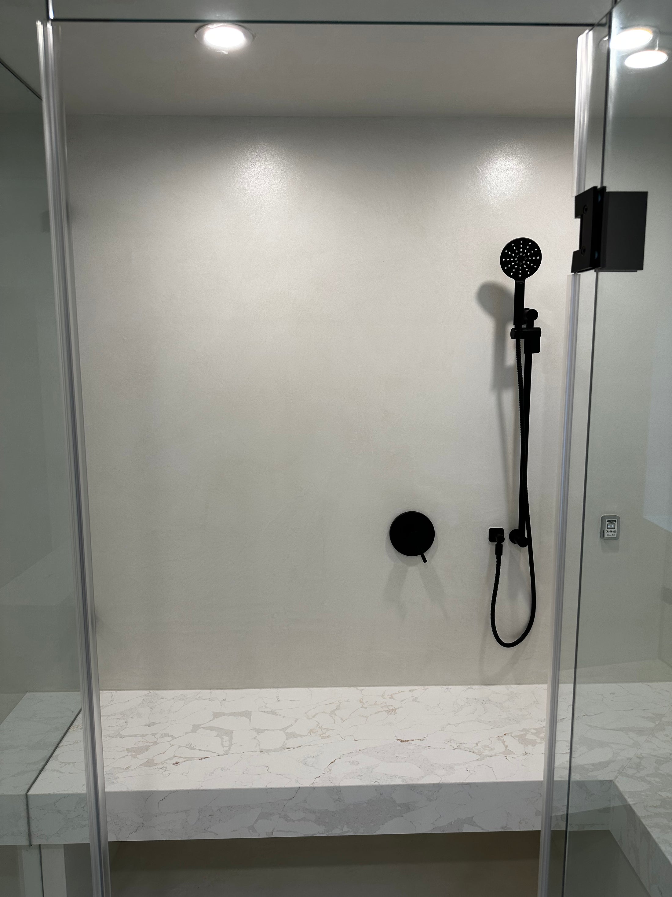 Microcement | Microcement Wall and Shower | 5 Star Finishes Ltd.