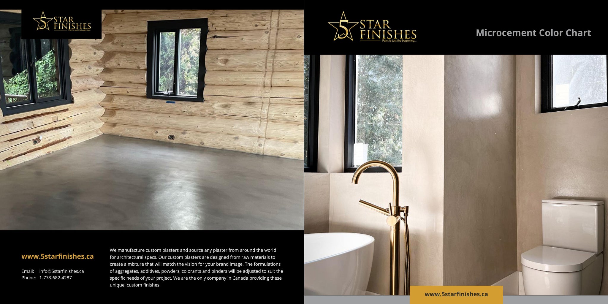 Venetian Plaster Color Chart | Microcement Color Chart – 5 Star ...